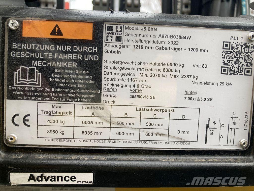 Hyster J 5.0 XN, 2021, Deutschland - Mascus Deutschland