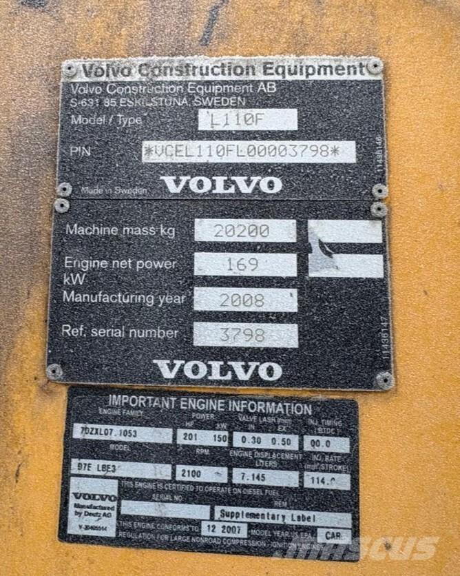 Volvo L 110 F, 2008, Lahti, Finnland - Mascus Finnland